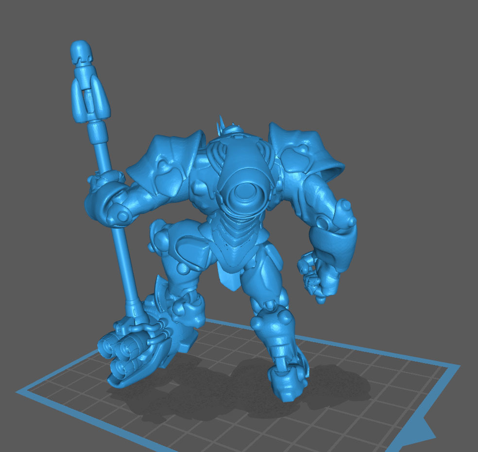 Download STL file Reinhardt - Victory pose - Overwatch • 3D printing ...
