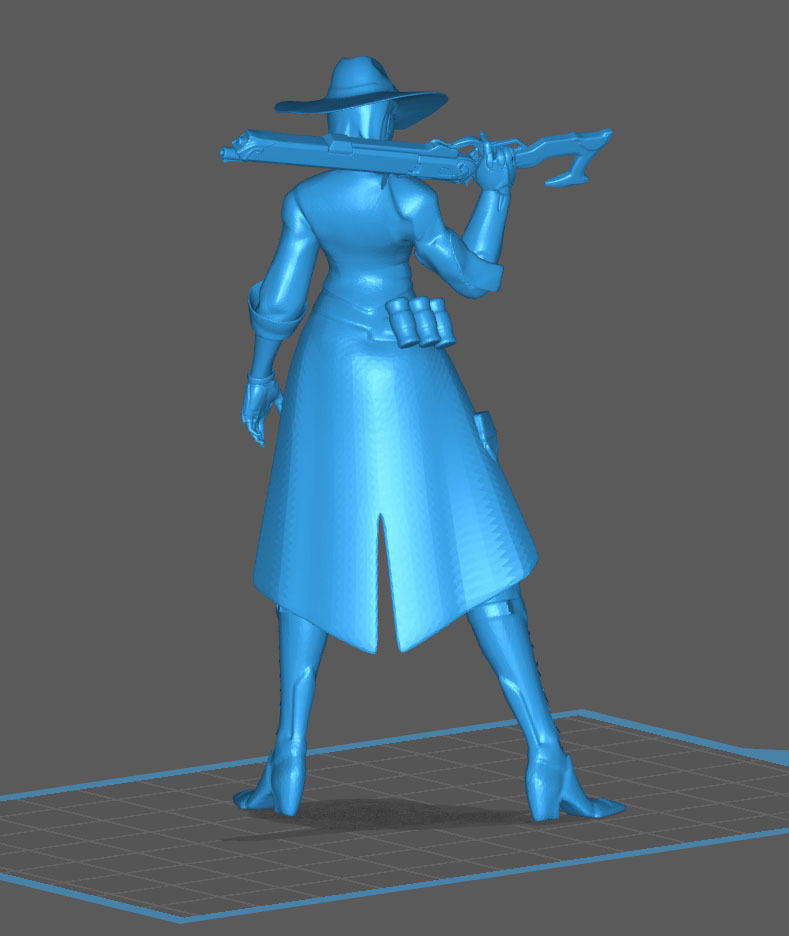 STL file Ashe - Overwatch 🎲・Design to download and 3D print・Cults