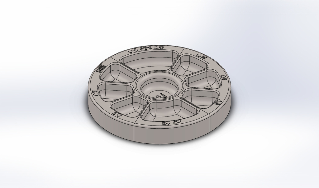 Free 3D file Tripoly / Michigan Rummy Tray・3D printing template to ...