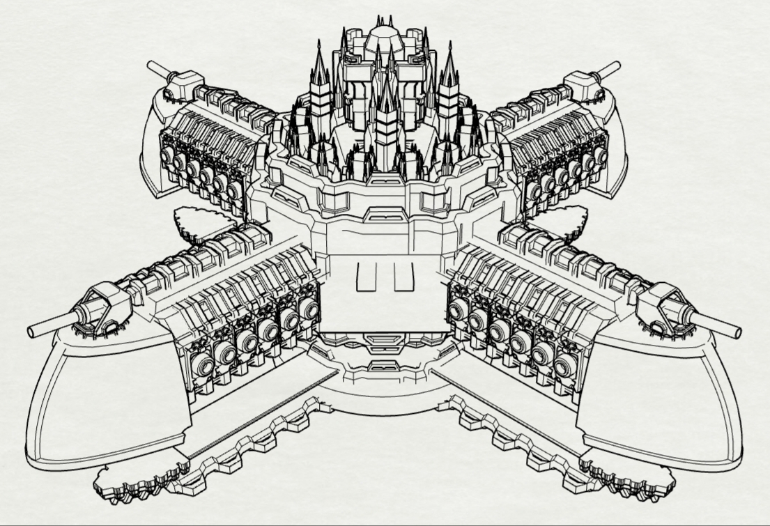 Imperial Space Station Art