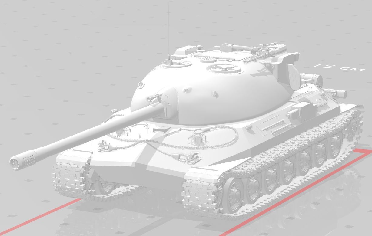 STL file Soviet tank IS-7・3D printing template to download・Cults