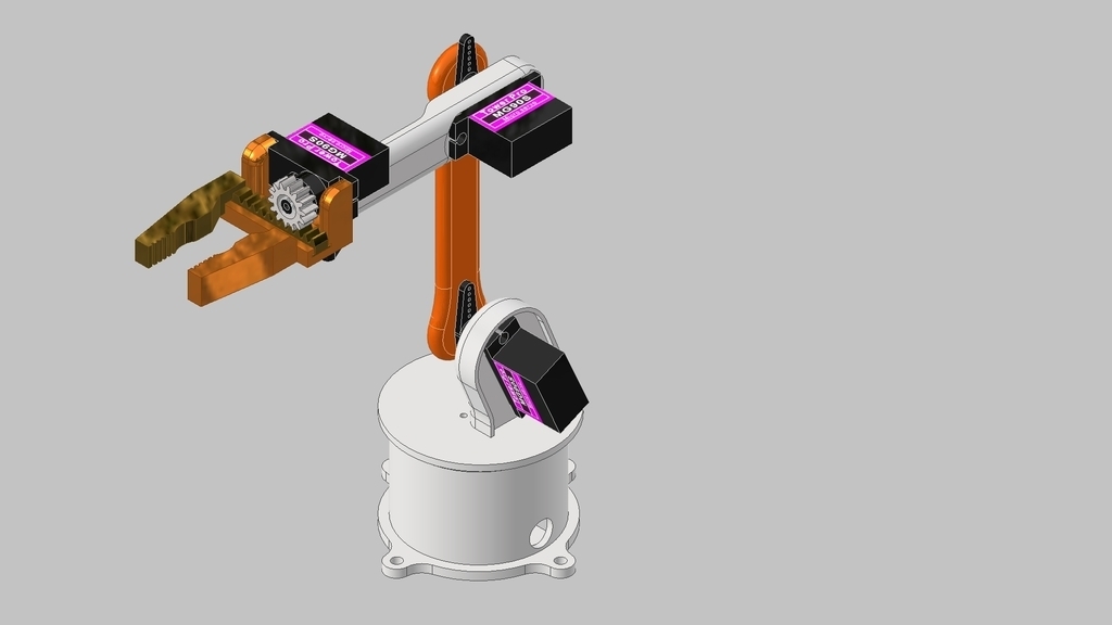 Archivo 3D gratis Robotic Arm (Brazo Robótico)・Modelo imprimible en 3D ...