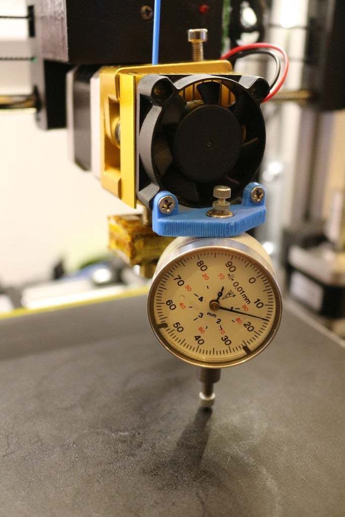 Free STL file MK7/MK8 print head dial indicator holder・Template to ...