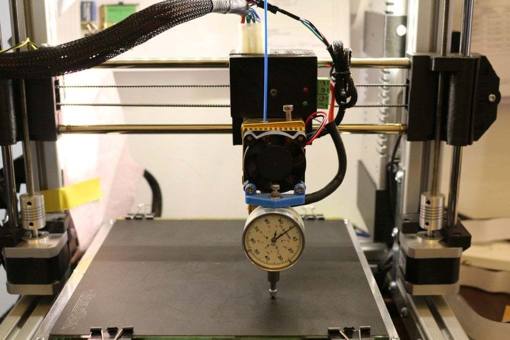 Free STL file MK7/MK8 print head dial indicator holder・Template to ...