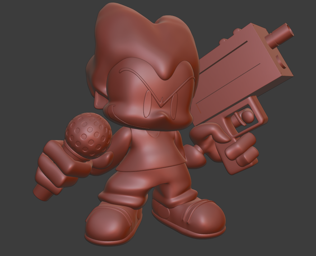 STL file Friday Night Funkin' Pico - Pico from FNF (Fanart)・Design to ...