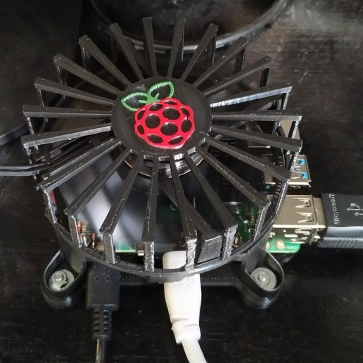 Download free STL file Raspberry Pi 4 case for fan ・ Cults