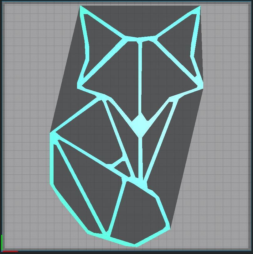 STL file Fox - Fox - 2D・3D printing design to download・Cults