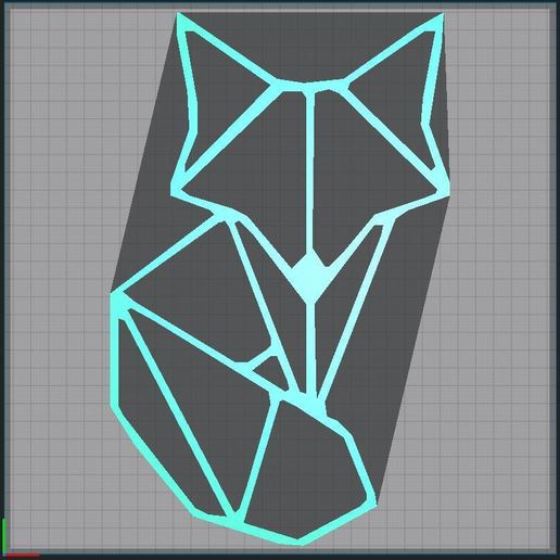 Download STL file Fox - Fox - 2D • 3D printable object ・ Cults