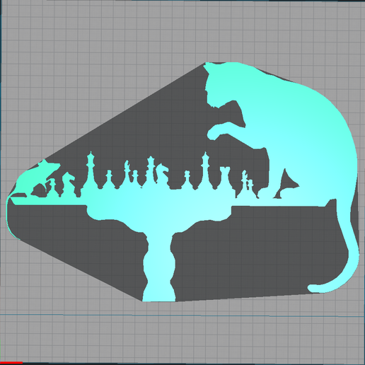 Download 3D model Chest cat and mouse - Chest cat and mouse - 2D ・ Cults