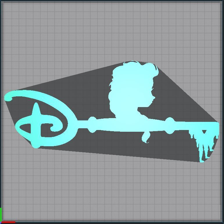 STL-Datei Key Elsa - Key Elsa - key Elsa - Disney - Snow Queen - Frozen ...