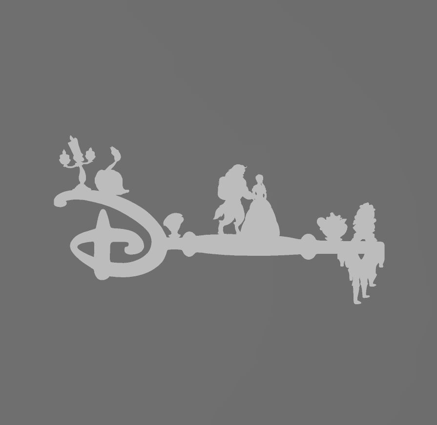 STL file Key Beauty and the beast - key - key - beauty and the beast ...