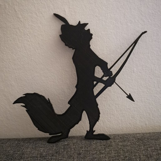 Download STL file Robin the wood - Robin the wood - Disney - 2D ...