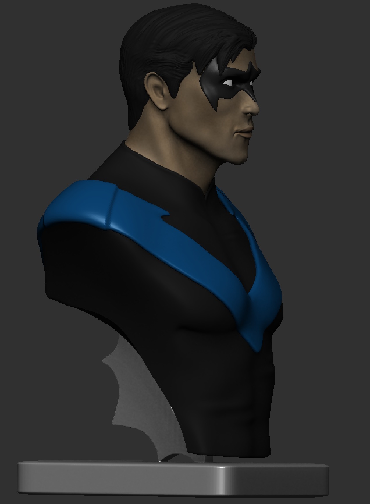 OBJ file Nightwing Bust・3D printing idea to download・Cults