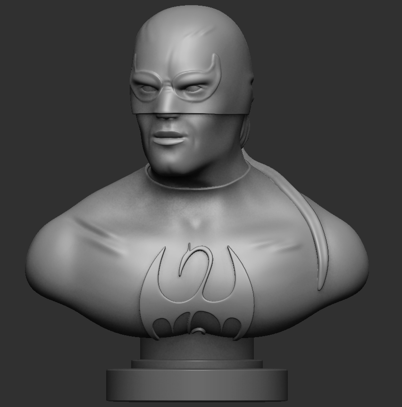 OBJ file Iron Fist Bust 🤜・Model to download and 3D print・Cults