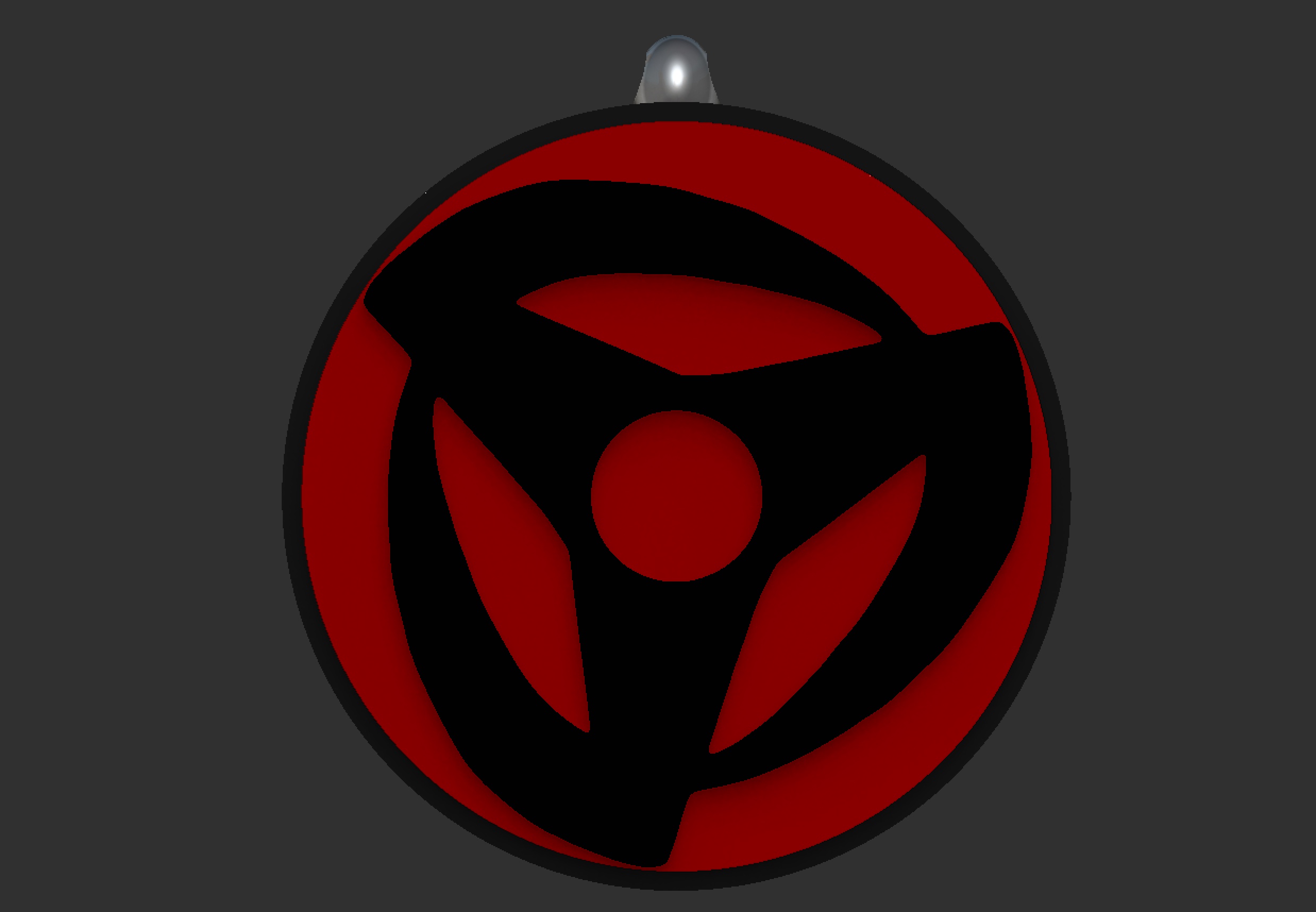OBJ file Pack 3 Sharingan pendant・3D printable design to download・Cults