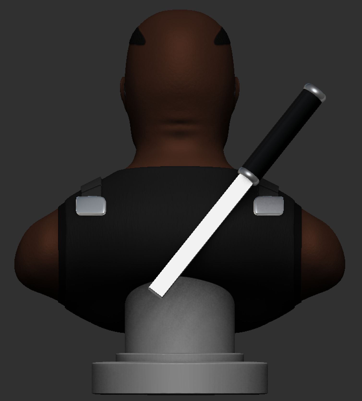 Файл OBJ Blade Bust 👤・Дизайн 3D-печати для загрузки3D・Cults