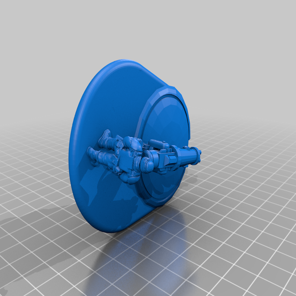 STL-Datei Fischmenschen Hilfskräfte Schwere Waffendrohne & Operator ...