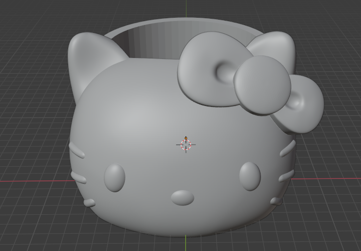 STL file Hello Kitty plant pot 👋・3D printer model to download・Cults
