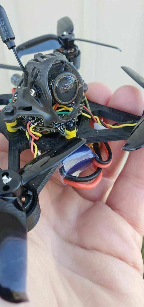 Free 3D file 100mm Whoop / Toothpick FPV Drone Frame 🦷・3D print object ...