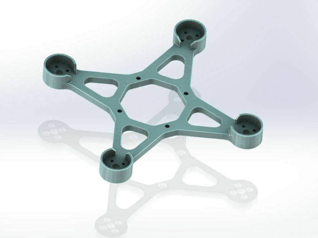 Free 3D file 100mm Whoop / Toothpick FPV Drone Frame 🦷・3D print object ...