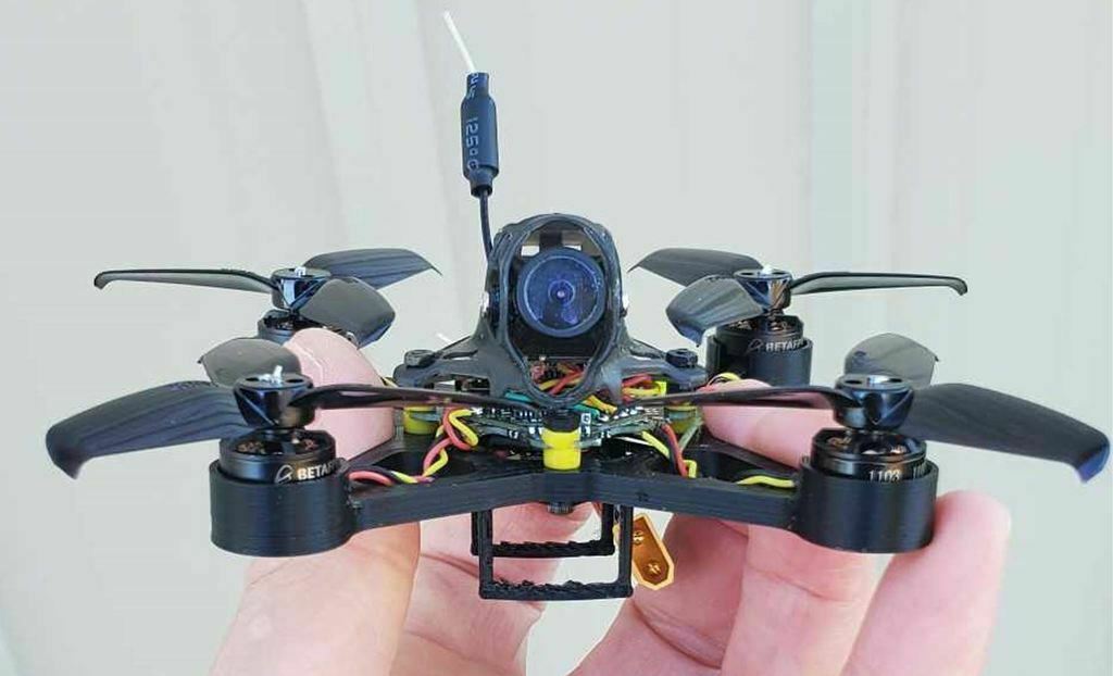 Free 3D file 100mm Whoop / Toothpick FPV Drone Frame 🦷・3D print object ...