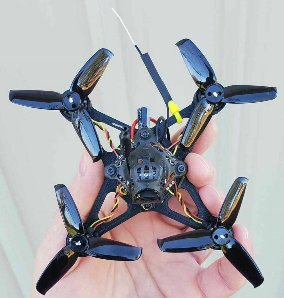 Free 3D file 100mm Whoop / Toothpick FPV Drone Frame 🦷・3D print object ...