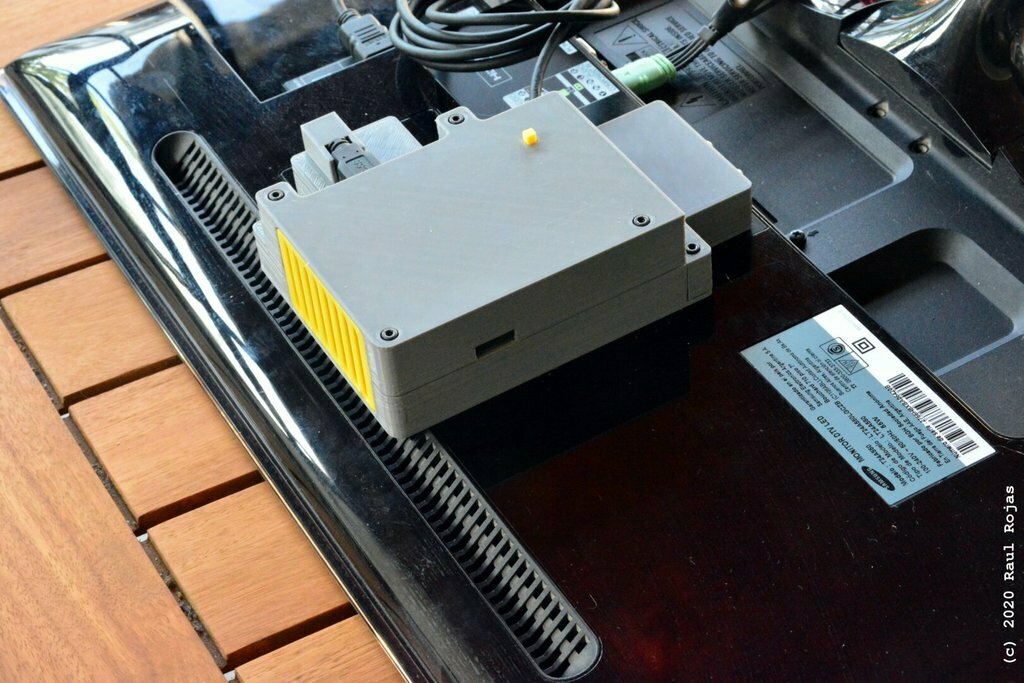 Archivo 3D gratis Raspberry pi 4 functional case w/ HDD subenclosure & vesa 🖥️・Modelo para ...