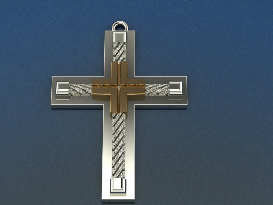 STL file cross 3d ・3D printer design to download・Cults