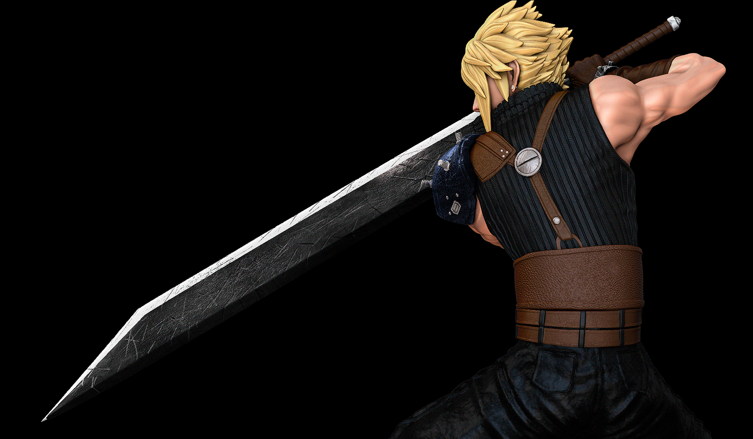 Файл STL Cloud Strife Final Fantasy 7 Remake・Модель для загрузки и 3D ...