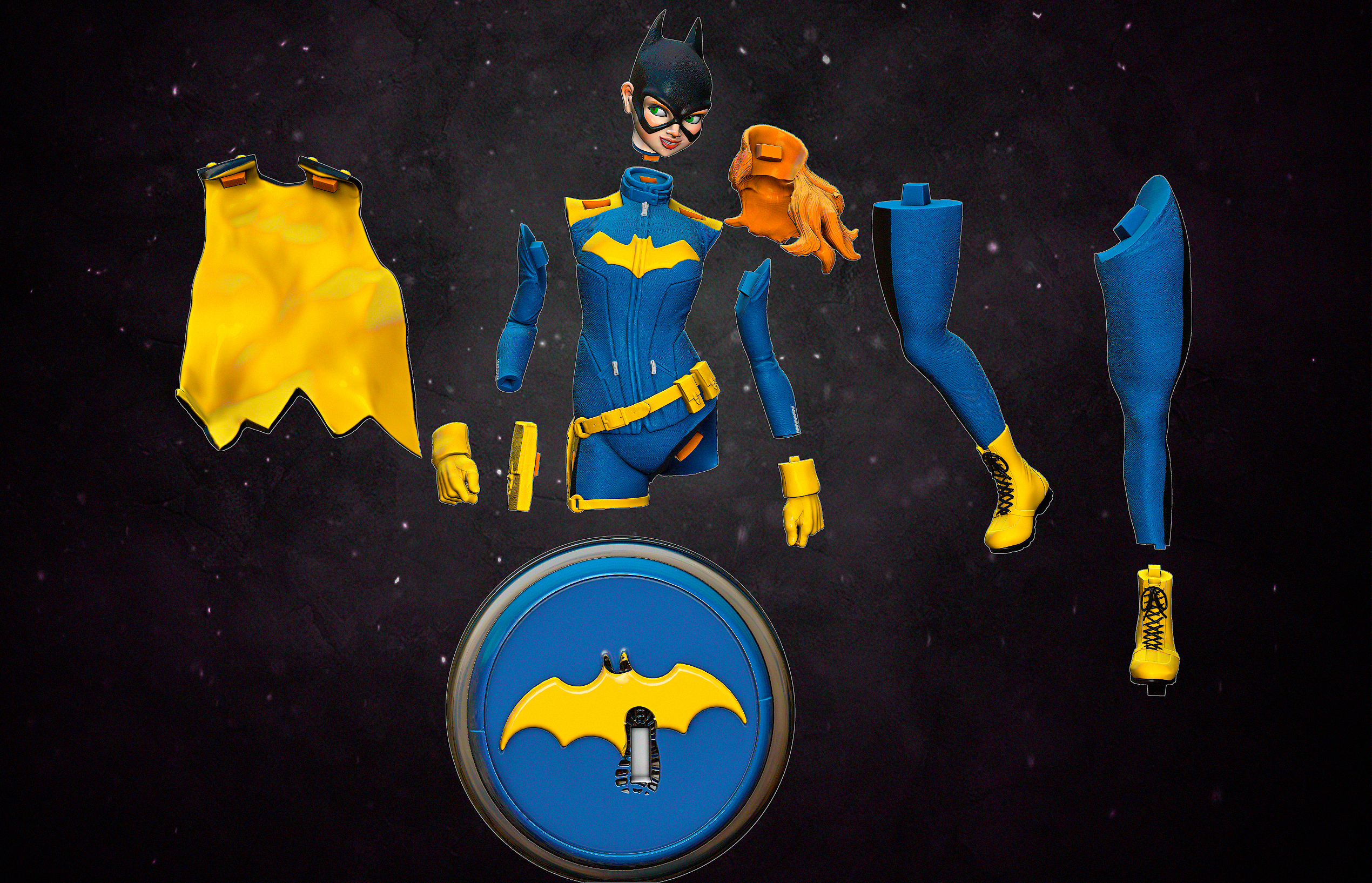 Download STL file Batgirl • Design to 3D print ・ Cults
