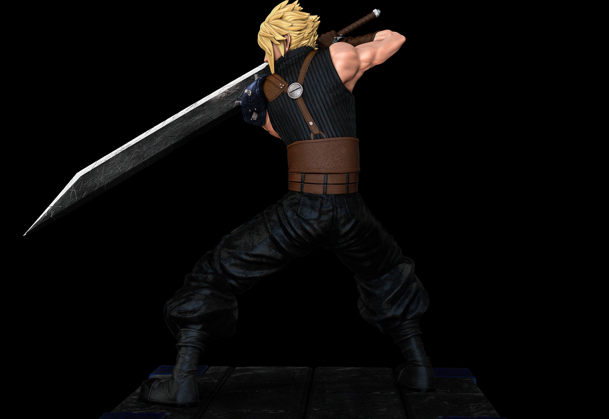 Download STL file Cloud Strife Final Fantasy 7 Remake • 3D printing ...
