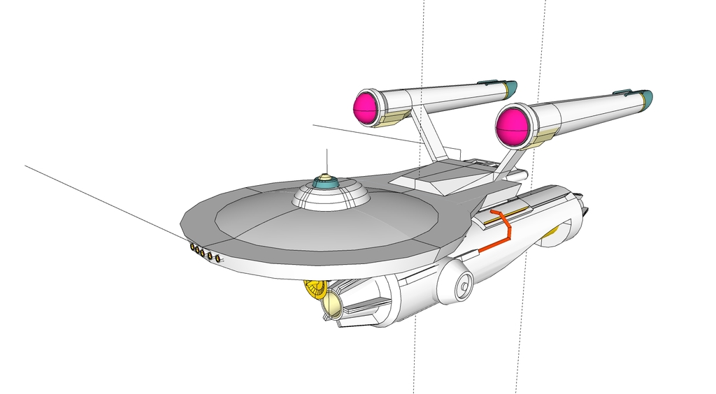 Free 3D file Star Trek TOS-Era Sensors Frigate・3D printable object to ...