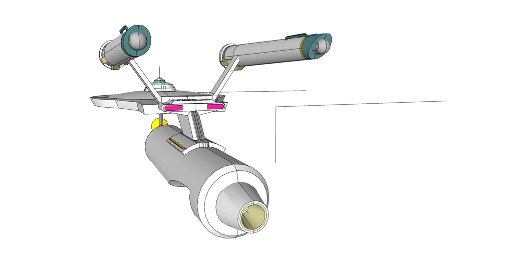 Free 3D file Star Trek TOS-Era Sensors Frigate・3D printable object to ...