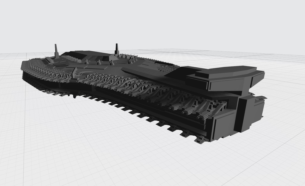 Free 3D file Space Battlecruiser CA-450・Model to download and 3D print ...