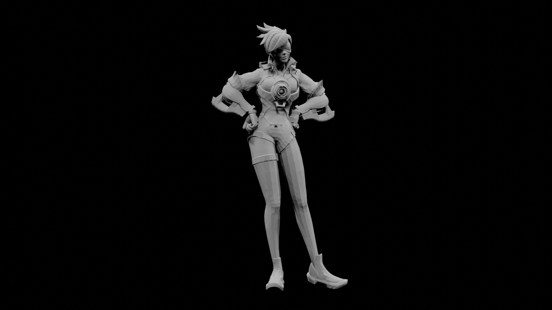 STL file Tracer from Overwatch・3D print design to download・Cults