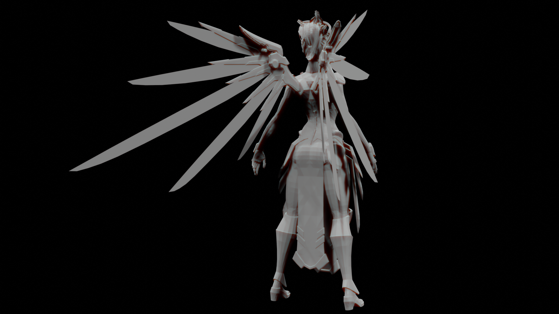 STL file Mercy from Overwatch・3D printable design to download・Cults
