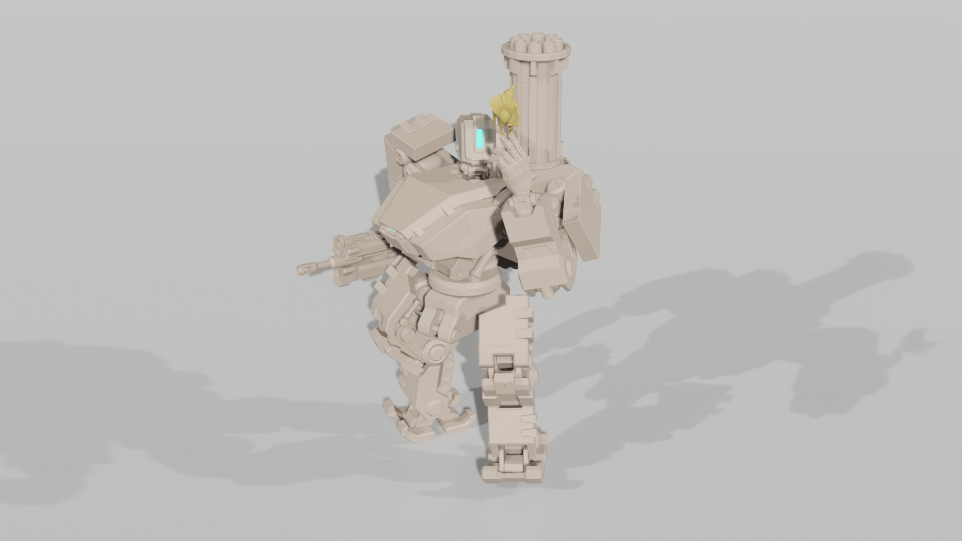 3D file Bastillion from Overwatch 🤖・3D printer design to download・Cults