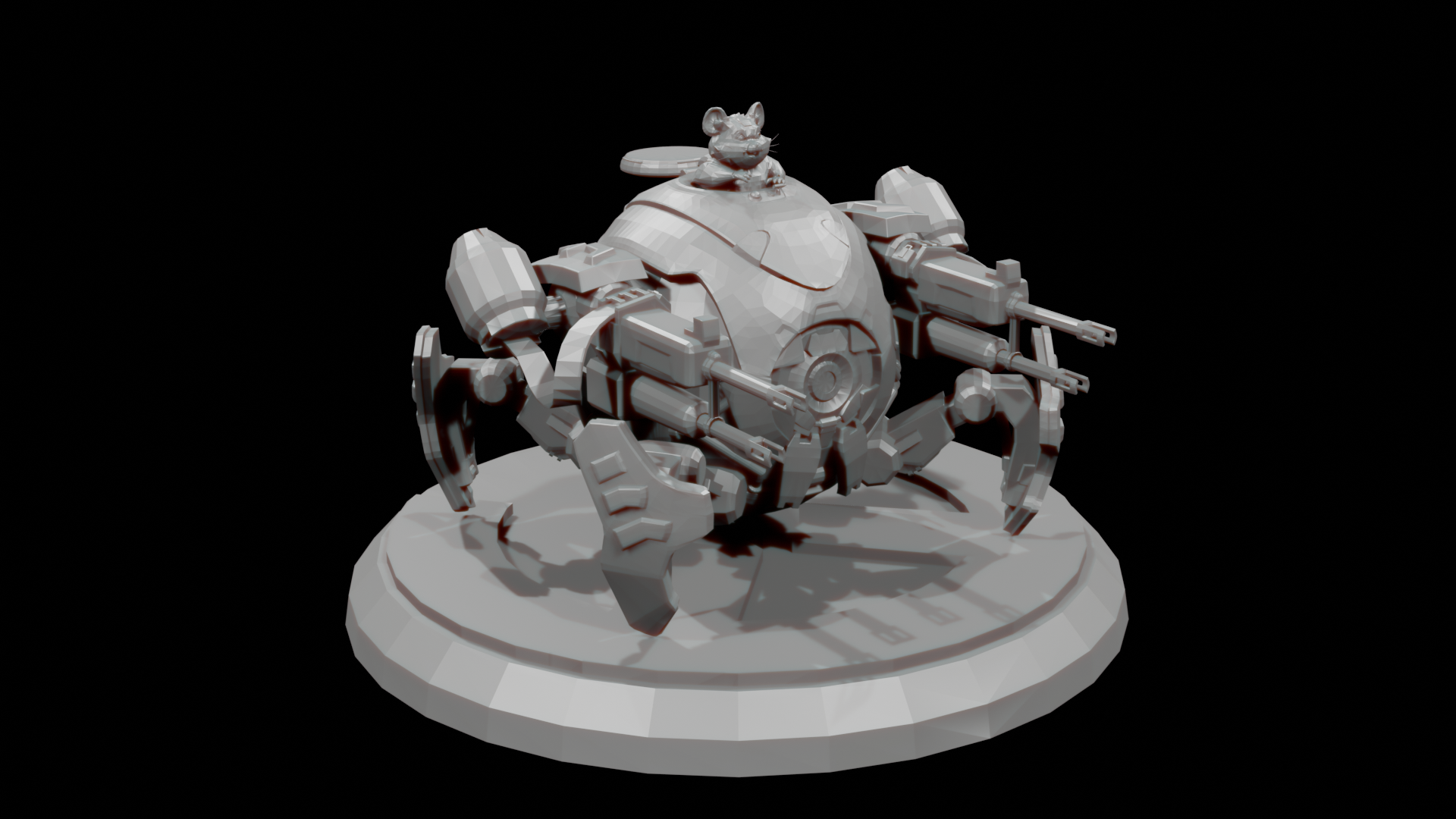 Download STL file Wrecking Ball from Overwatch • Model to 3D print ・ Cults
