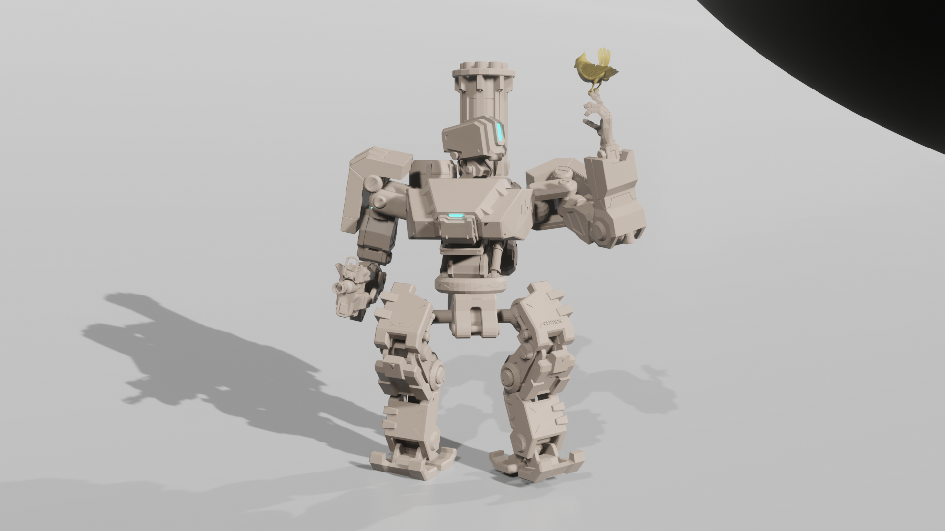 3D file Bastillion from Overwatch 🤖・3D printer design to download・Cults