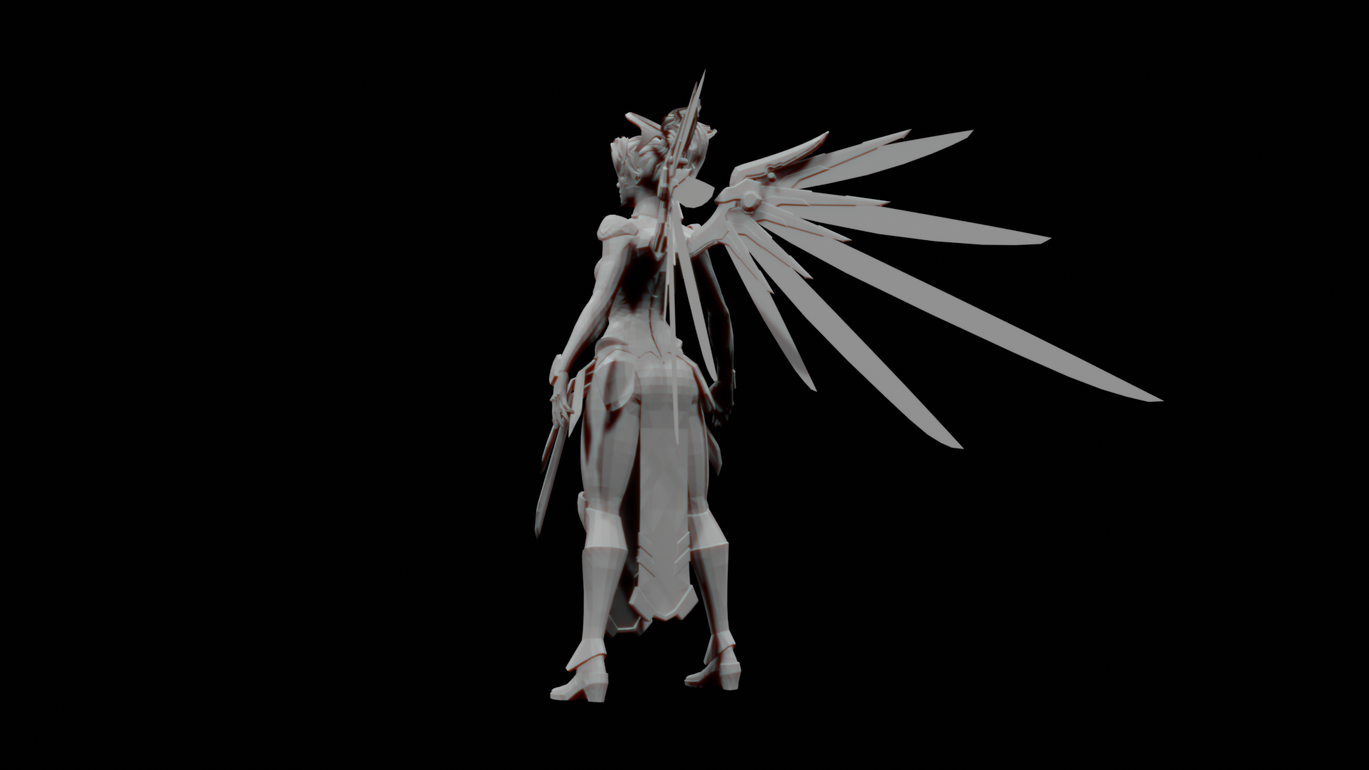 STL file Mercy from Overwatch・3D printable design to download・Cults