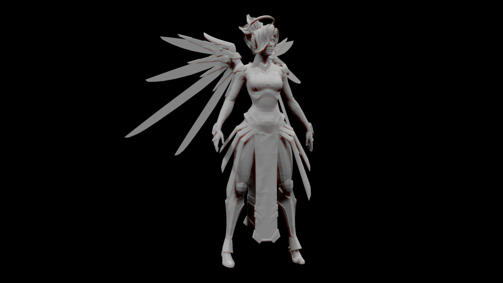 STL file Mercy from Overwatch・3D printable design to download・Cults