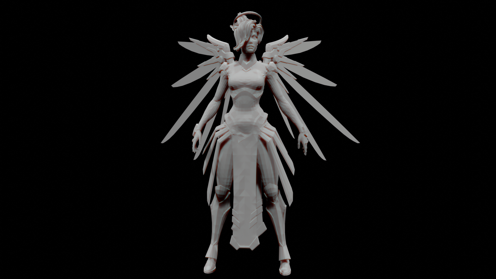 STL file Mercy from Overwatch・3D printable design to download・Cults