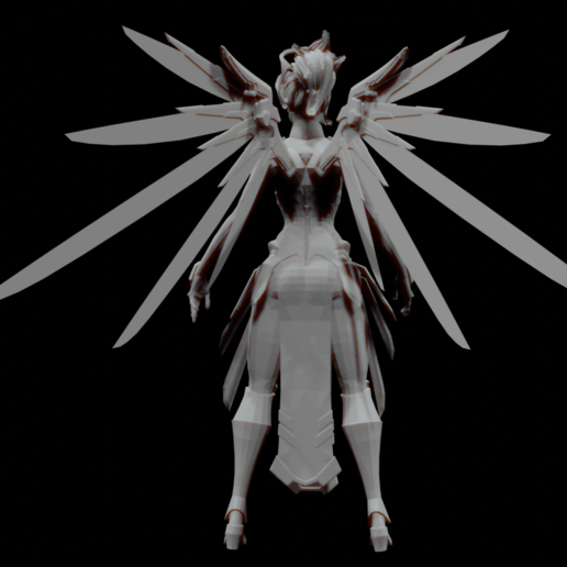 Download STL file Mercy from Overwatch • Object to 3D print ・ Cults