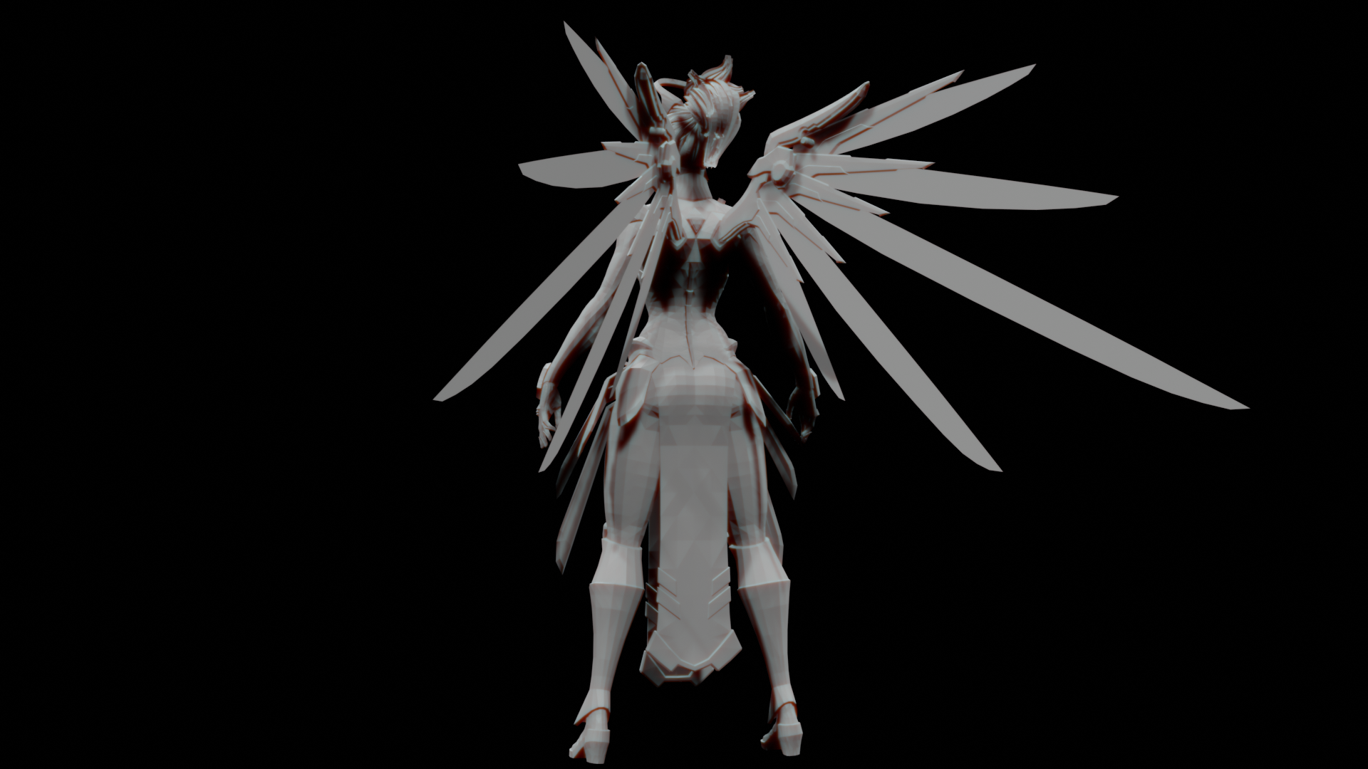 STL file Mercy from Overwatch・3D printable design to download・Cults