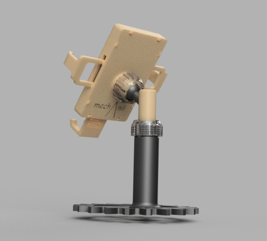 Download STL file Self Gripper Adjustable Phone Holder With Ball Joint ...