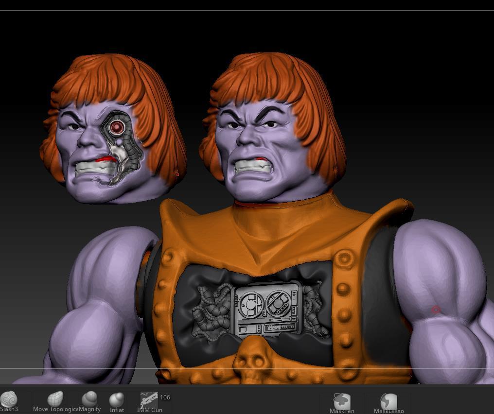 3D file Fake-Man Action Figure MOTU Style 🗡️・3D print design to ...