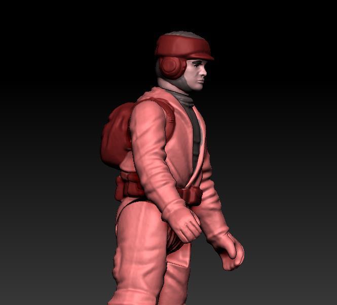 3D file STAR WARS .STL ENDOR REBEL SOLDIER .3D ACTION FIGURE .OBJ ...