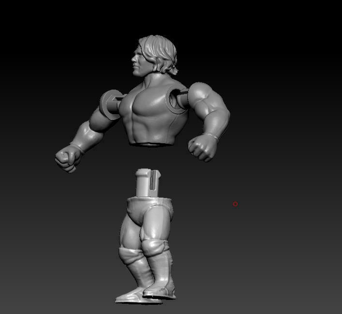 3D file aj styles phenomenal Hasbro vintage WWE action figure 🤼 ...