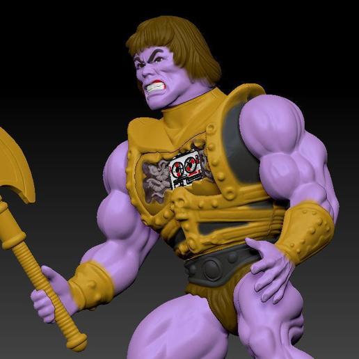 Download STL Faker He-Man Action Figure MOTU Style ・ Cults