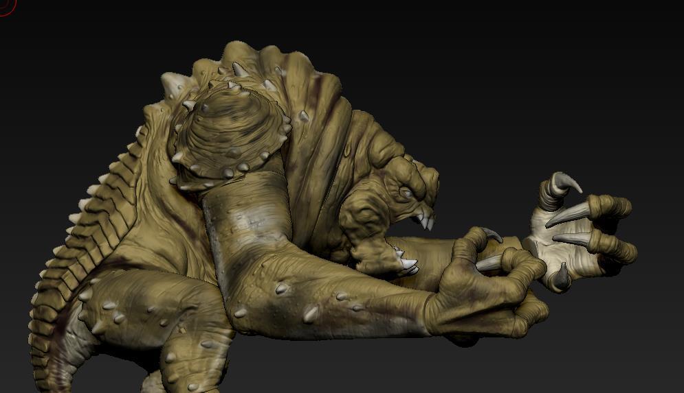 3D file Star-Wars Rancor Kenner Kenner Style Action figure STL OBJ 3D ...